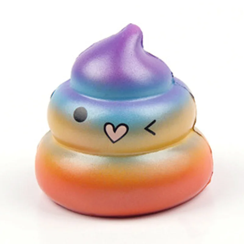 Squishy Poop Expression Smiley Poop Emulate Toy Memory Foam Big Mouth ...