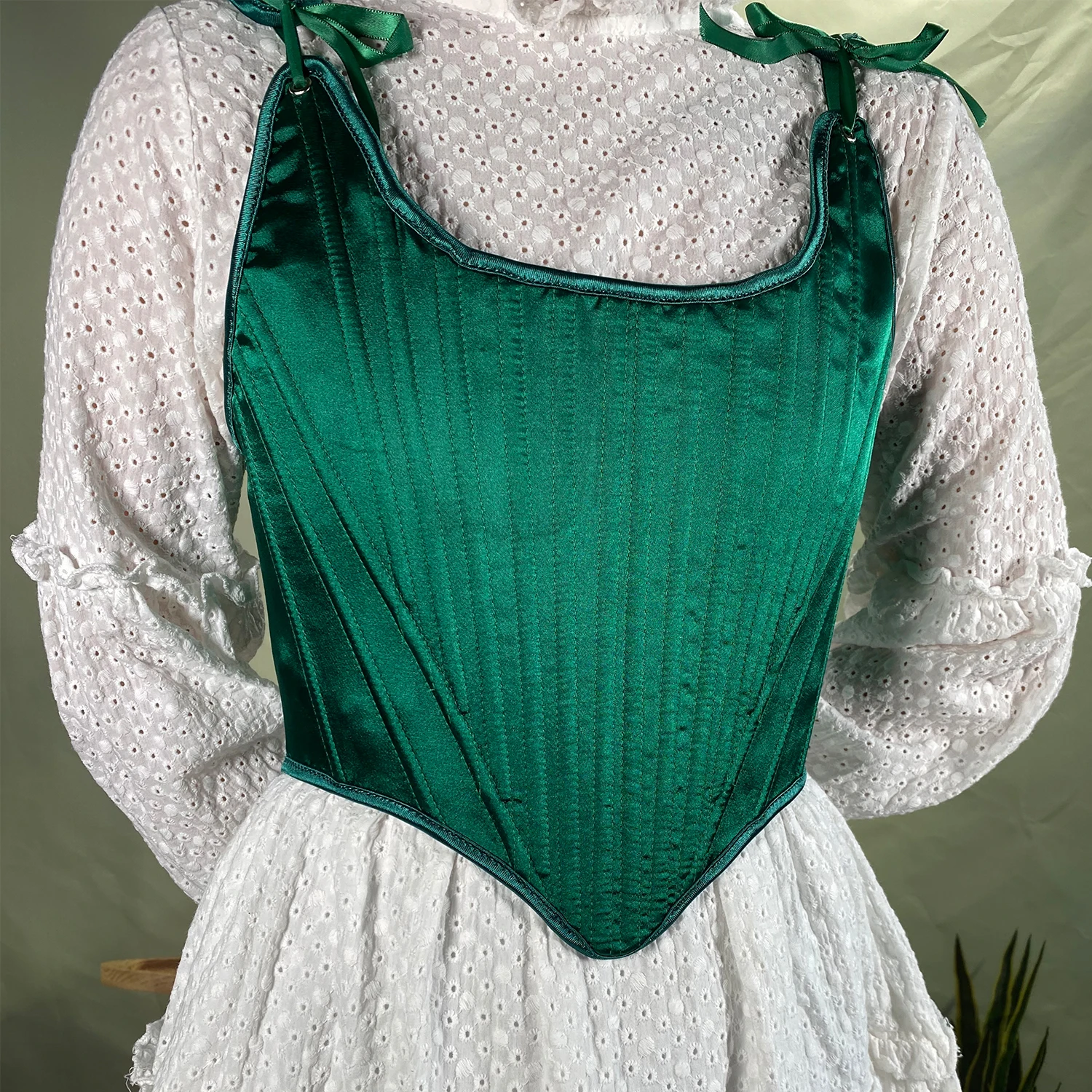 Women-Bandage-Whale-Plastic-Bones-Corset-Waist-Satin-Sexy-Shapewear ...