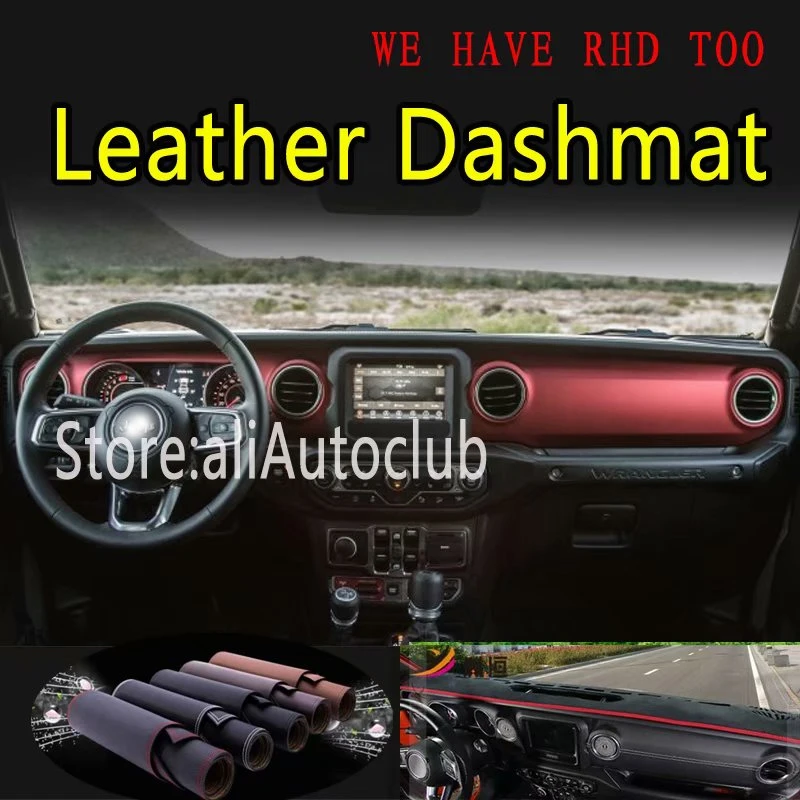 Leather Dashmat Dashboard Cover Dash Mat Carpet Car Styling Custom ...