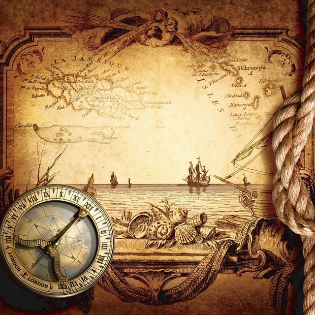 Old Pirate Map Background