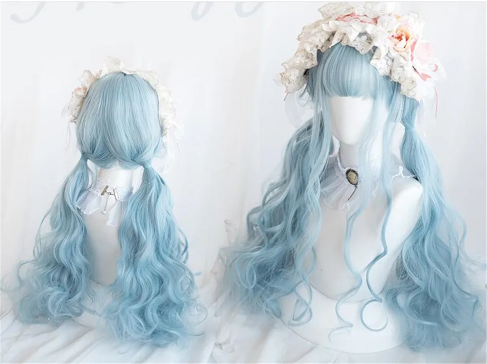 Lolita-68CM-Long-Curly-Iced-Blue-Light-Blue-Fringe-Bangs-Cute-Fancy ...