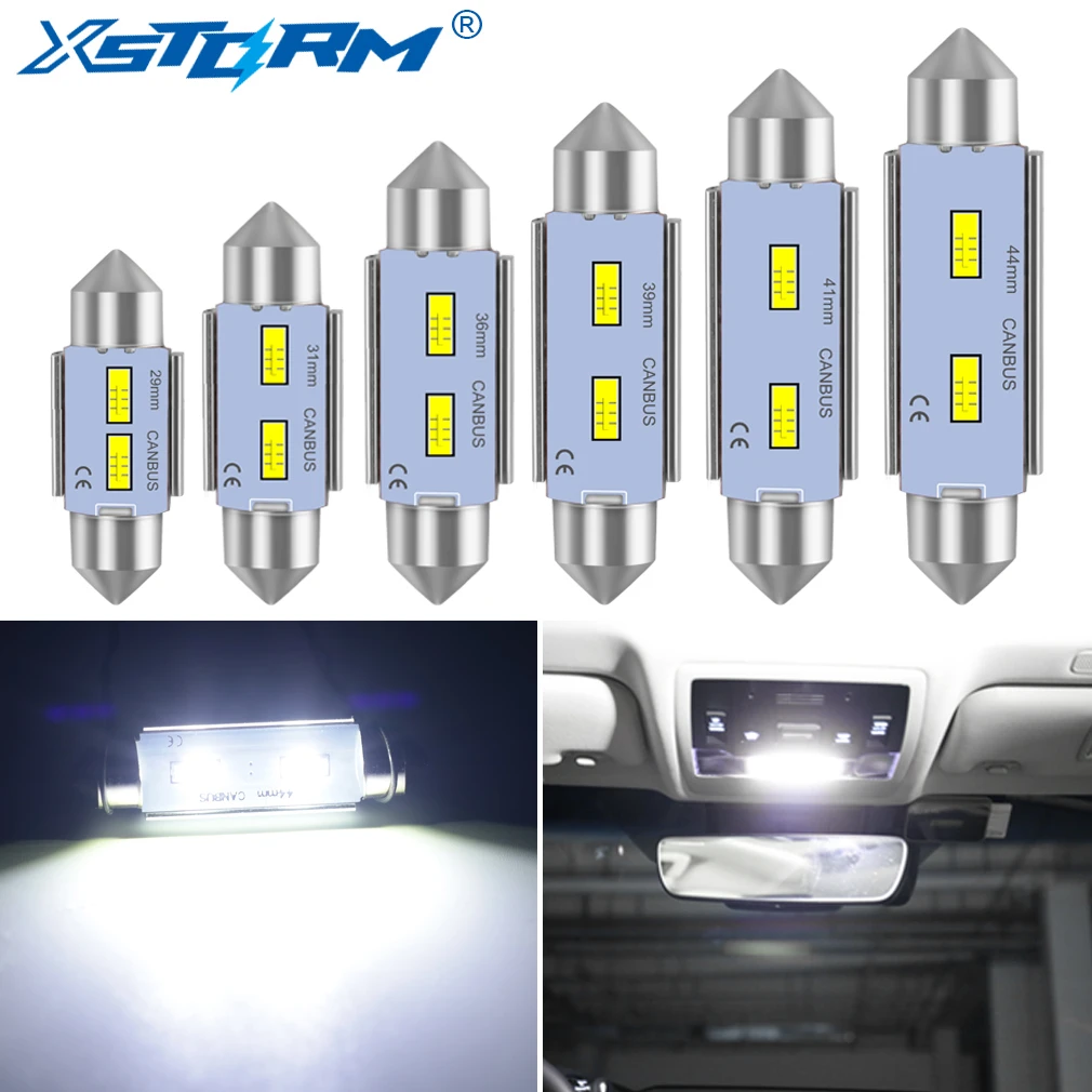 C5W Led Bulb Canbus CSP C10W Led Festoon 29mm 31mm 36mm 39mm 41mm 44mm Car Interior Light Dome ...