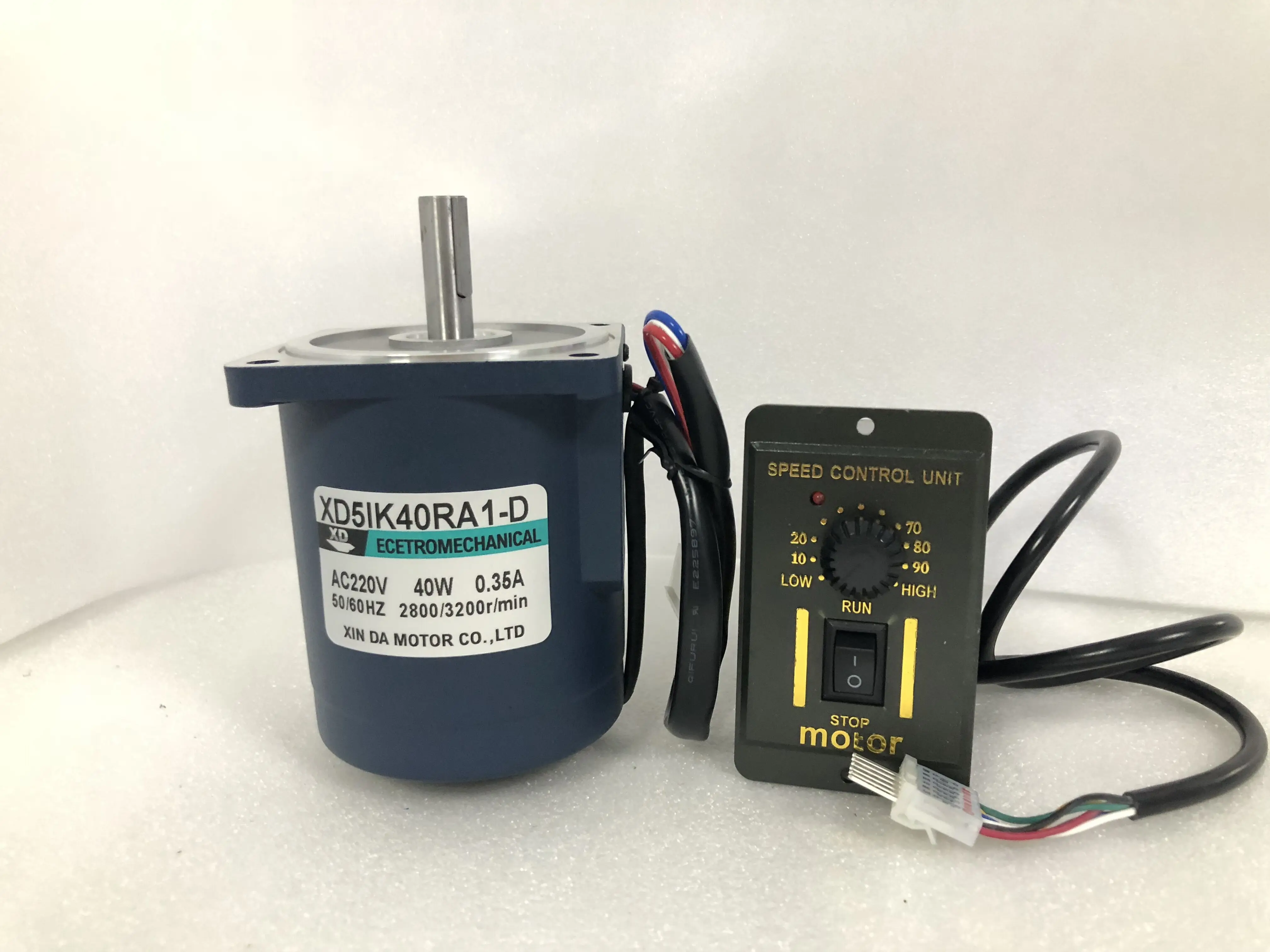 220V (AC motor + speed regulat) optical axis high speed motor can ...