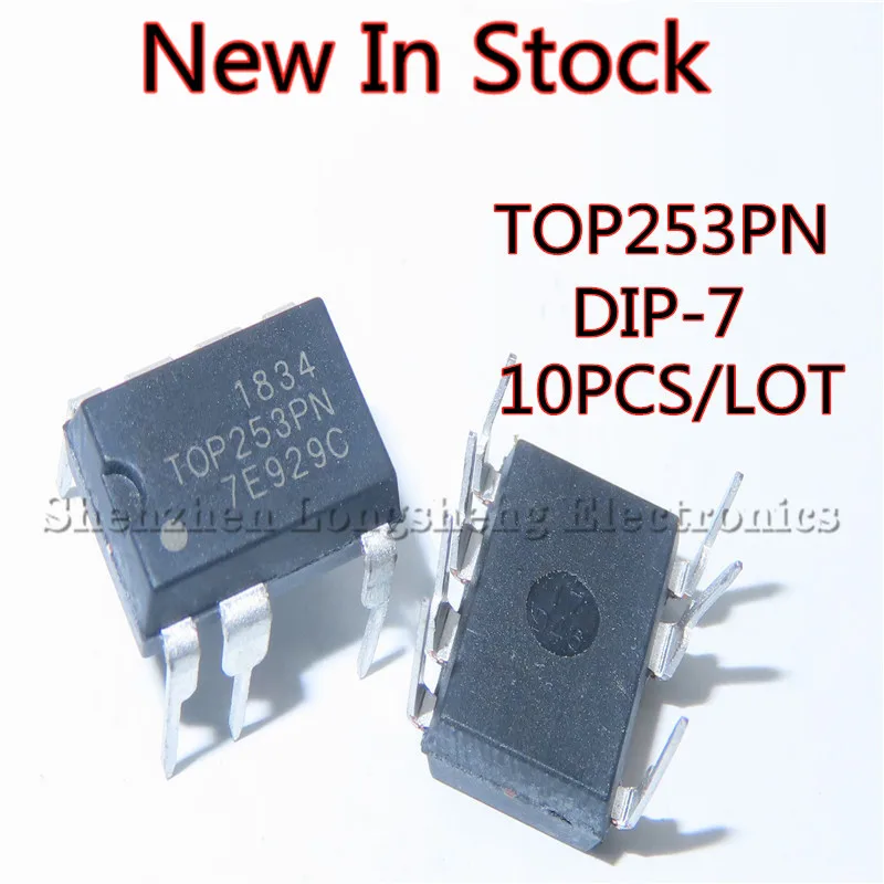 10 pçs/lote nova top253pn top253p dip 7 chip de gerenciamento de ...