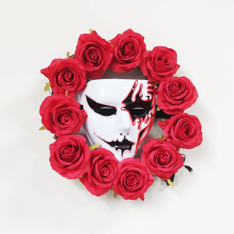 Phantom Of The Opera Mask And Rose
