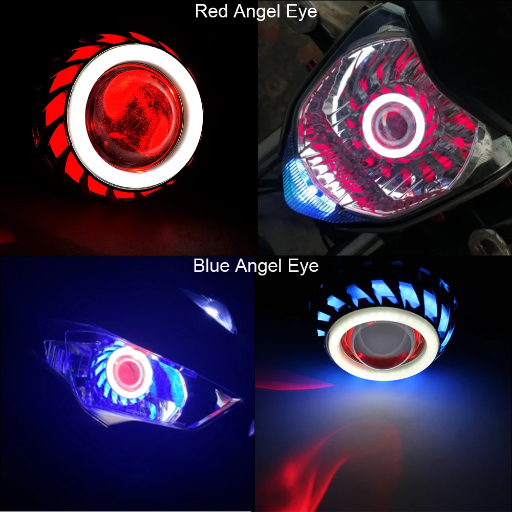 Devil Eyes Headlights Motorcycle