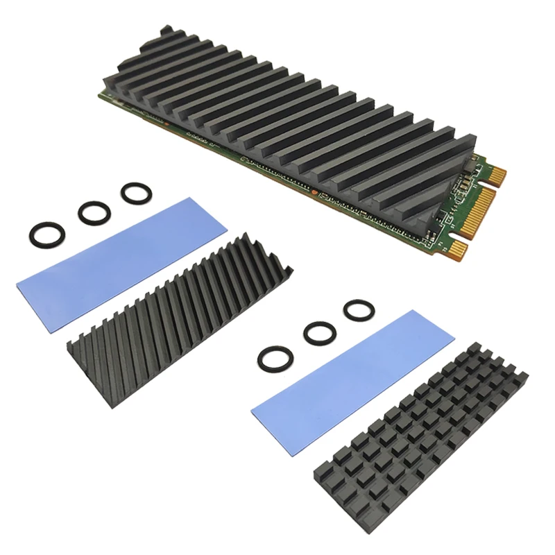 Reines Kupfer Graphen Kühlkörper M.2 NGFF 2280 PCI E NVME SSD kühl ...
