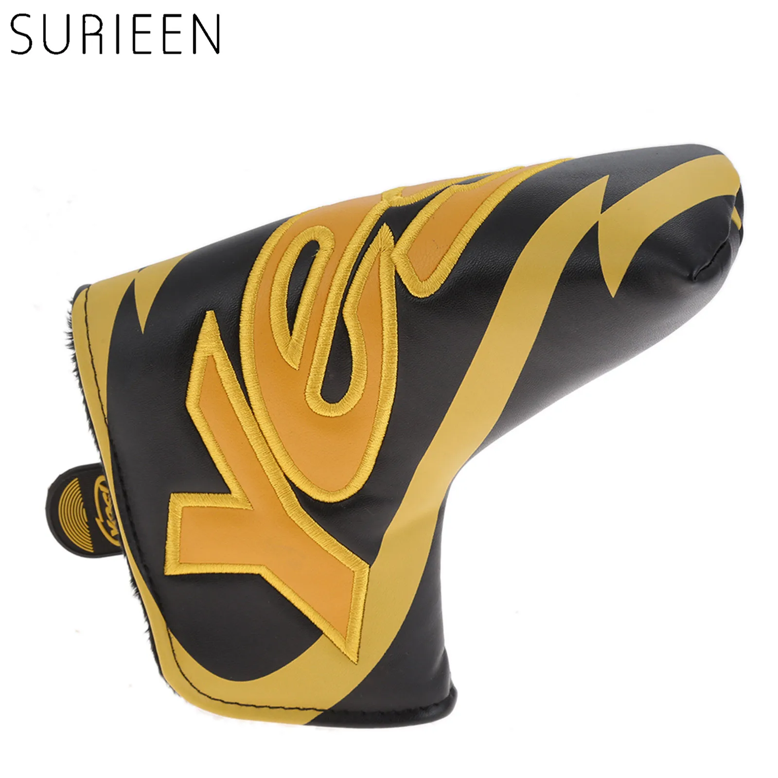 Yes-Printed-Embroidery-Golf-Putter-Head-Cover-PU-Golf-Club-Heads ...