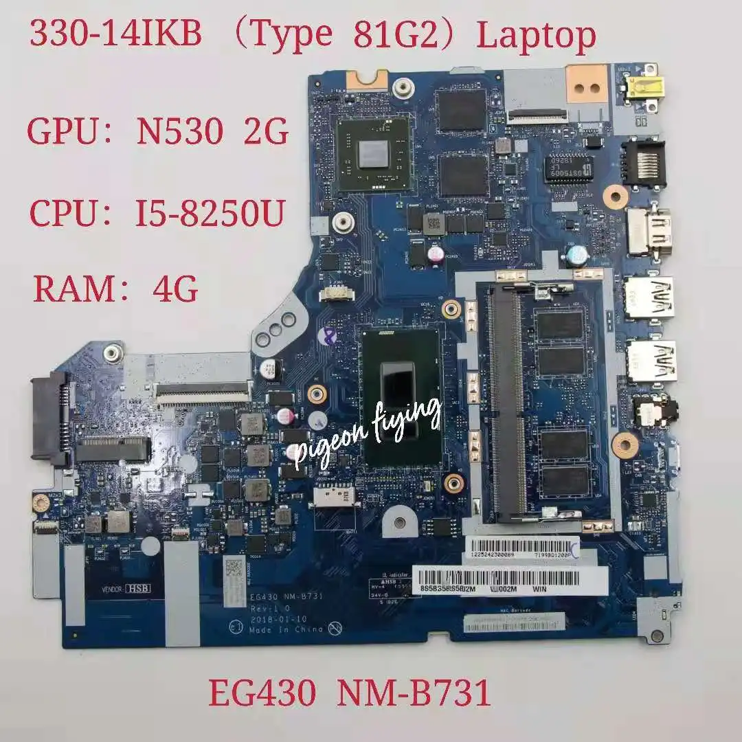 EG430-NM-B731-for-Lenovo-Ideapad-330-14IKB-Laptop-Motherboard-CPU-I5 ...