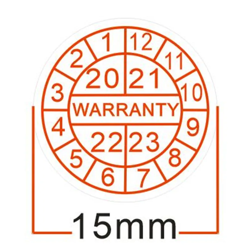 Diameter 15mm 1000pcs/lot Warranty sealing label sticker void if seal ...