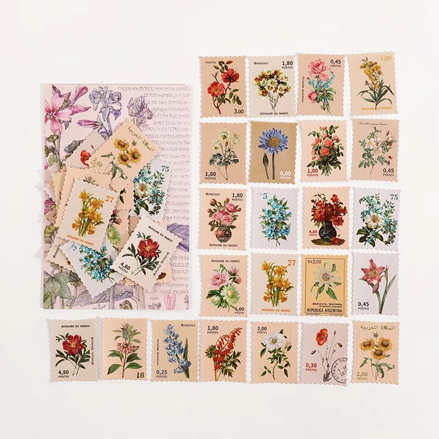 Philatelic Museum Series Decorative Stickers Scrapbooking diy Stick ...