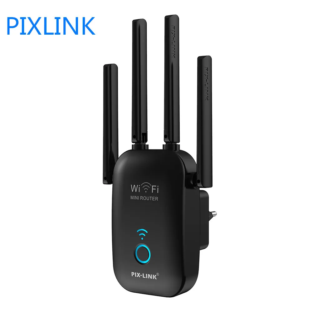 PIXLINK-Wireless-Wifi-Repeater-1200Mbps-Long-Range-Extender-Router-Wi ...
