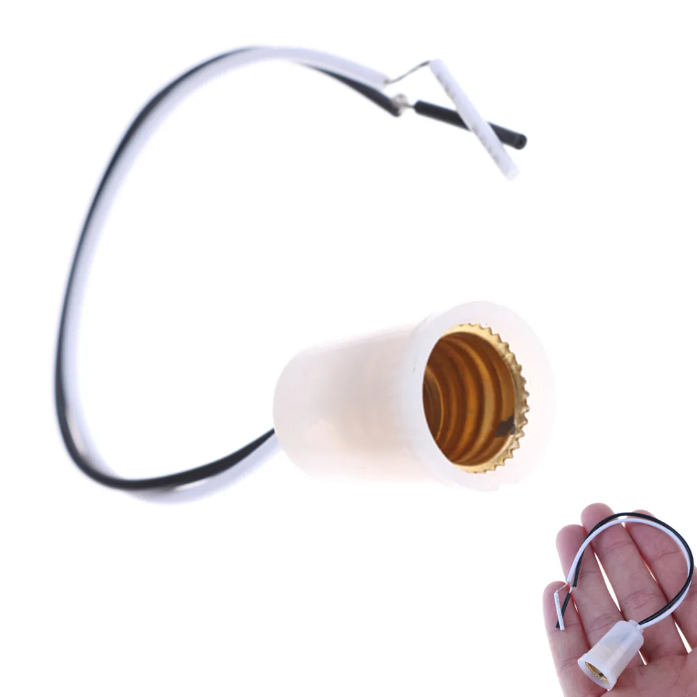 Soquete da lâmpada de plástico com fio led lâmpada suporte da lâmpada ...