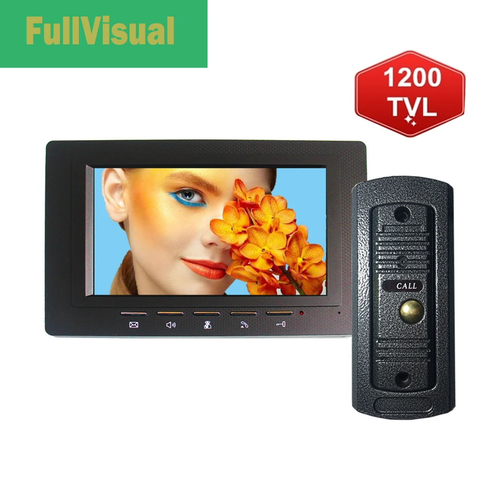 Fullvisual 1200tvl Doorbell Call Panel With Camera For Video Door Phone ...