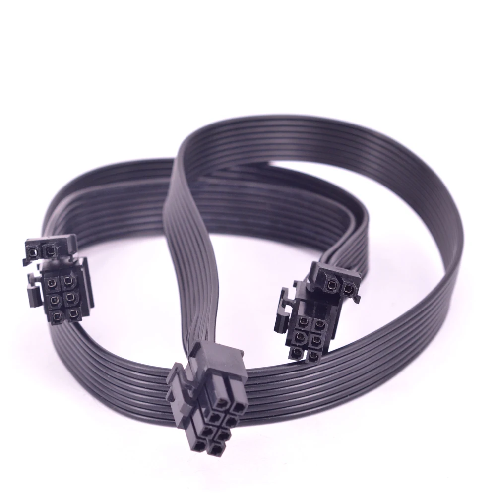 Pci Express 8pin To Dual 6+2pin Power Supply Cable Pcie 8 Pin 1 To 2 ...