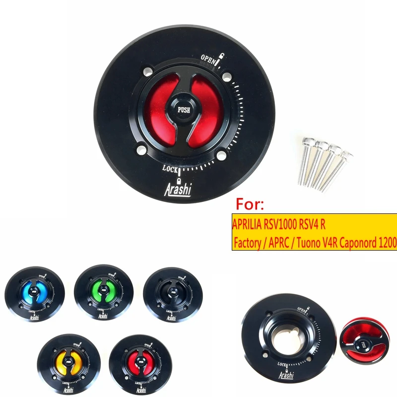 Motorcycle-Accessories-Fuel-Gas-Tank-Cap-Cover-For-Aprilia-RSV1000-RSV4 ...