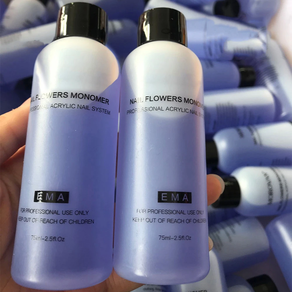 2.5 Oz Ema Acrylic Liquid Monomer 75ml Carve Extension For Acrylic ...