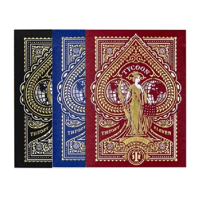 Theory11 Tycoon Playing Cards Red/blue/black Uspcc Collectable Deck ...