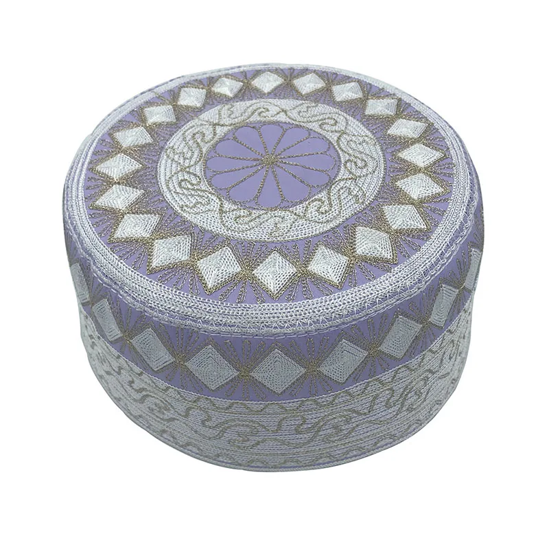 Muslim Hats Cotton Embroidery Islam Arab Clothing Men Prayer Islamism ...