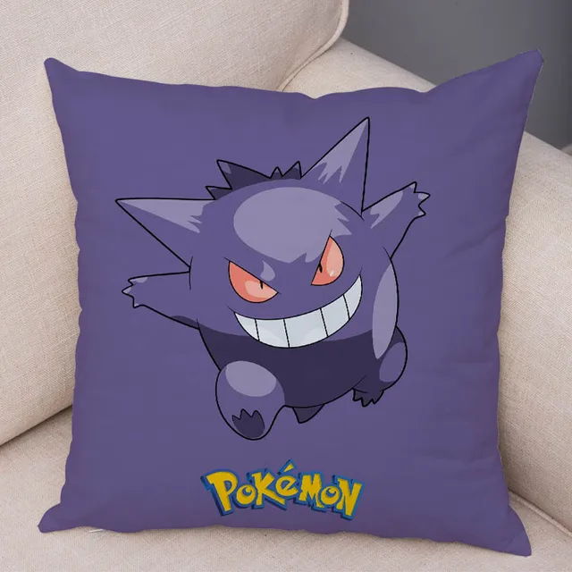 Classic Game Pokemon Pikachu Cushion Cover Decor Colorful Cartoon ...