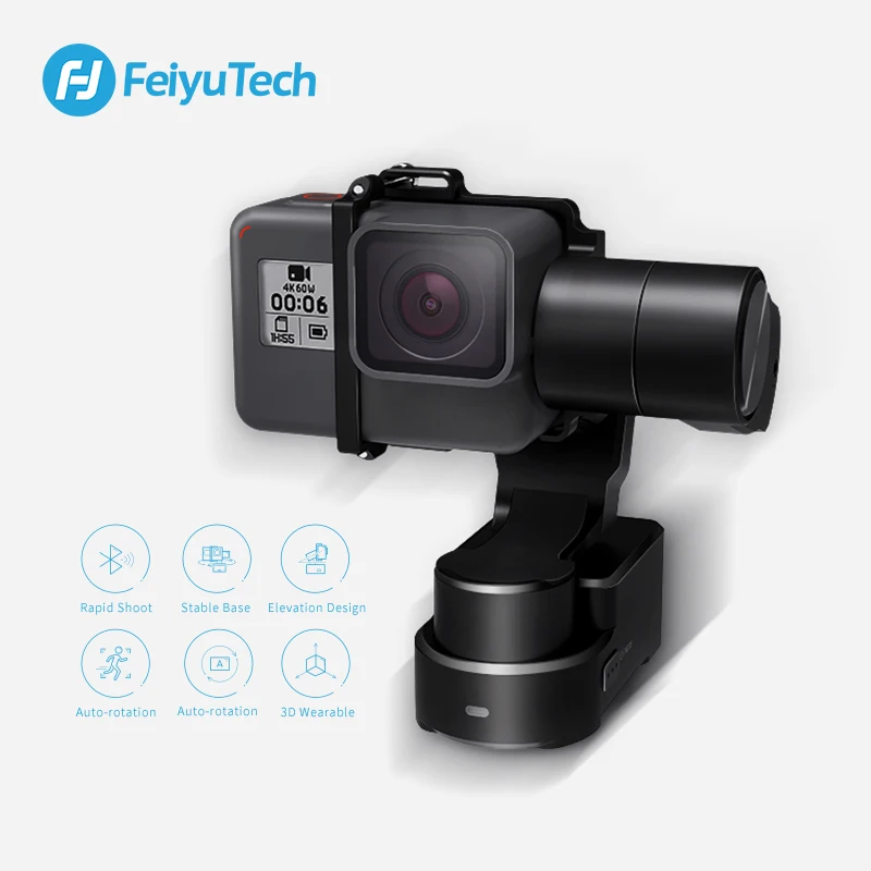 FeiyuTech WG2X Action Camera Stabilizer Wearable Mountable Gimbal ...