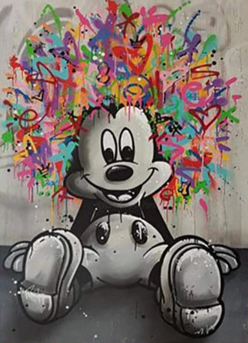 Graffiti Gangster Mickey Mouse