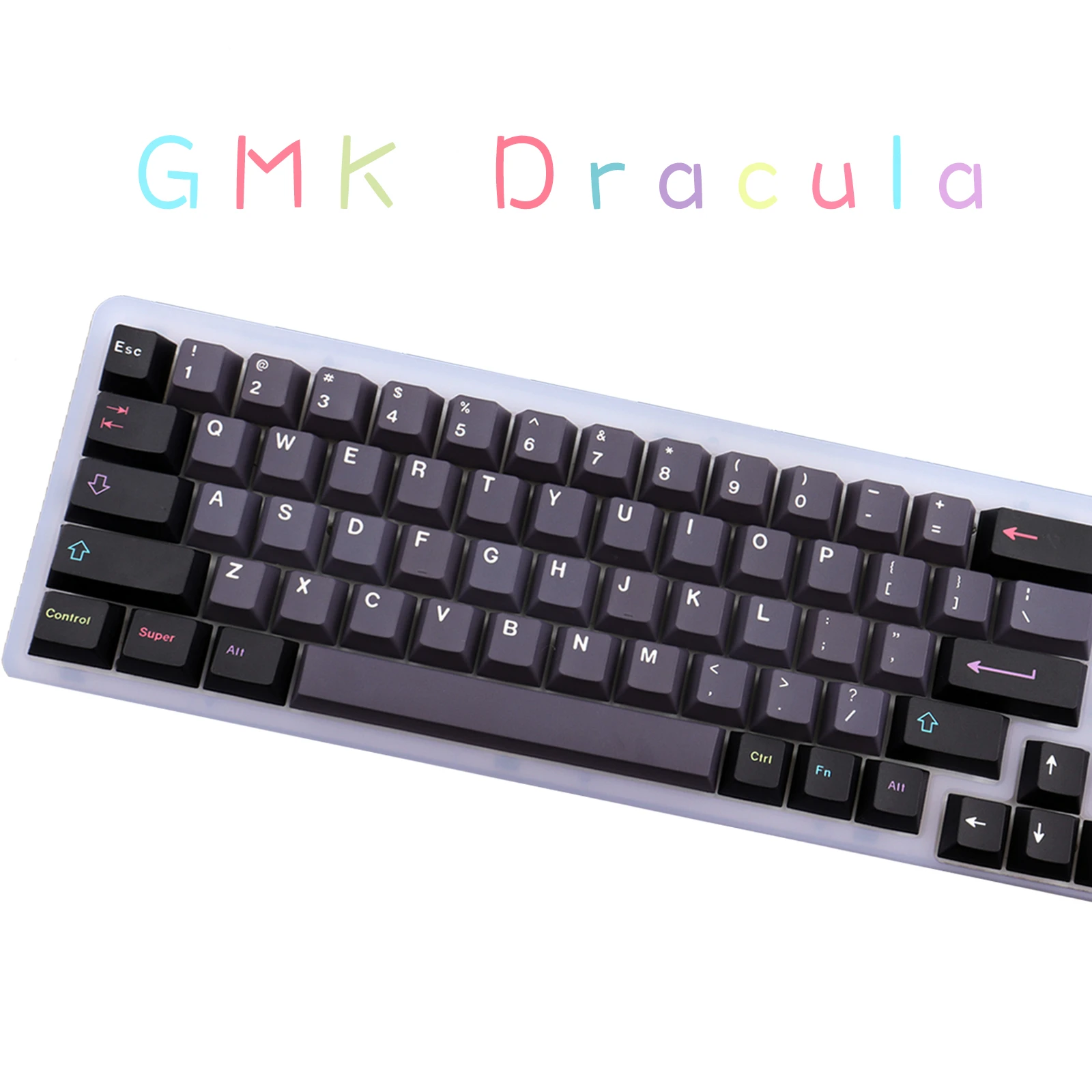Gmk Dracula Keycaps, 129 Keys Keycaps Cherry Profile Dye-sub ...