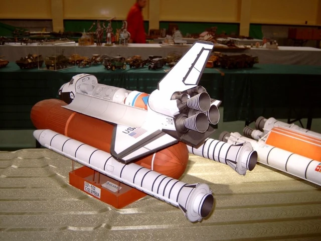 Large Space Shuttle Paper Models