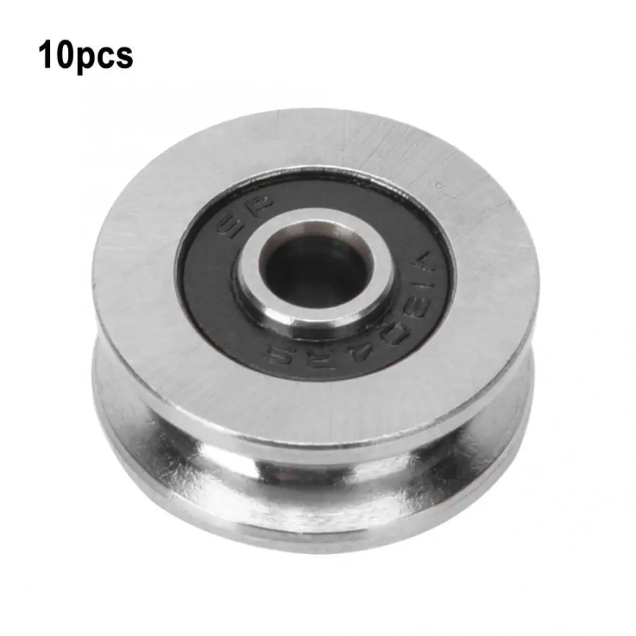 10pcs-V1804-4-18-8mm-V-Groove-Track-Roller-Bearing-Guide-Rail-Bearing ...