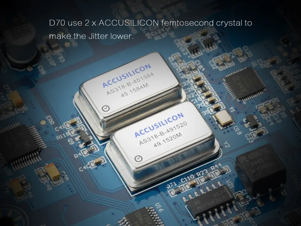 Топпинг D70 2* AK4497 ЦАП DSD512 32 бит/768 кГц USB ЦАП XMOS Настольный ...