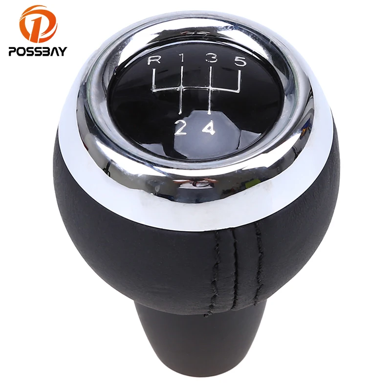 Possbay 자동차 기어 스틱 시프트 노브 헤드 시프터 레버 범용 수동 변속기 기어 시프트 노브 토요타 코롤라에 적합기어
