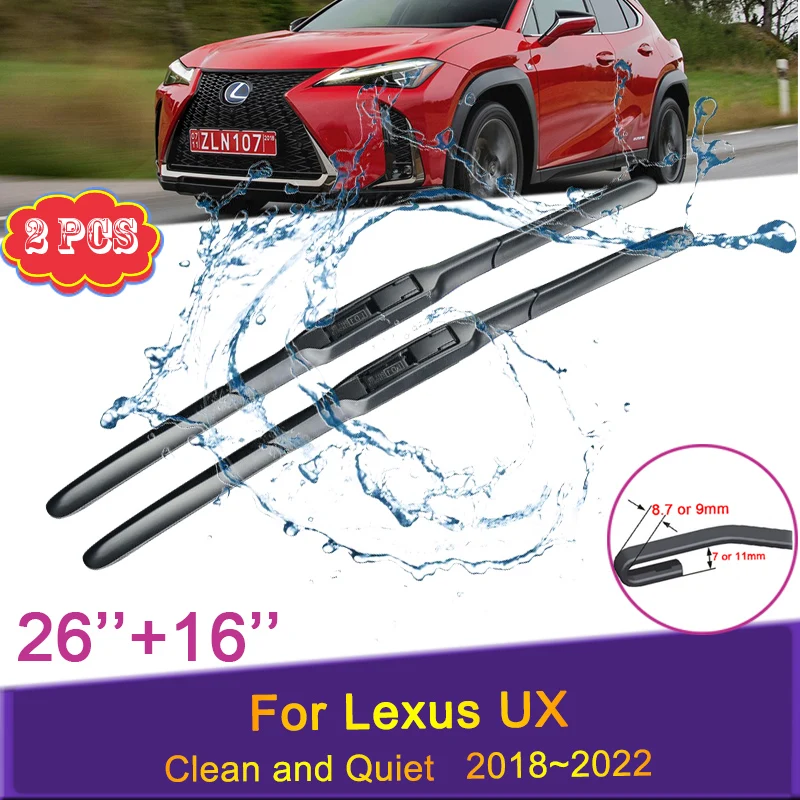 Car Wiper Blades for Lexus UX 2018 2019 2020 2021 2022 Model Front ...