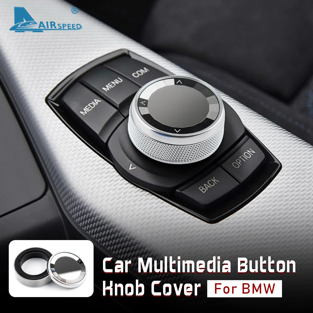 Car Multimedia Button Knob Cover For Bmw 1 3 5 6 7 Series X1 X3 X4 X5 ...