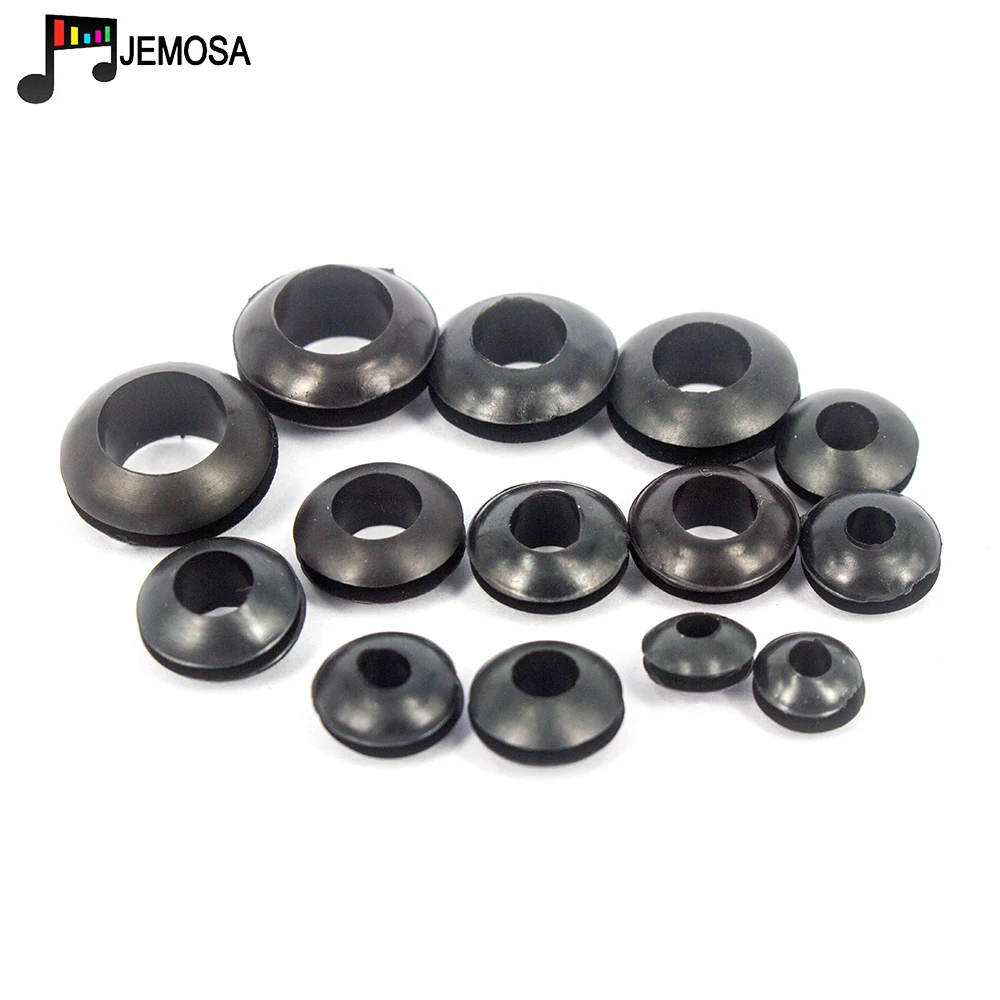100PCS-Grommets-Black-Rubber-Wiring-Grommets-Ring-Cable-Double-sided ...