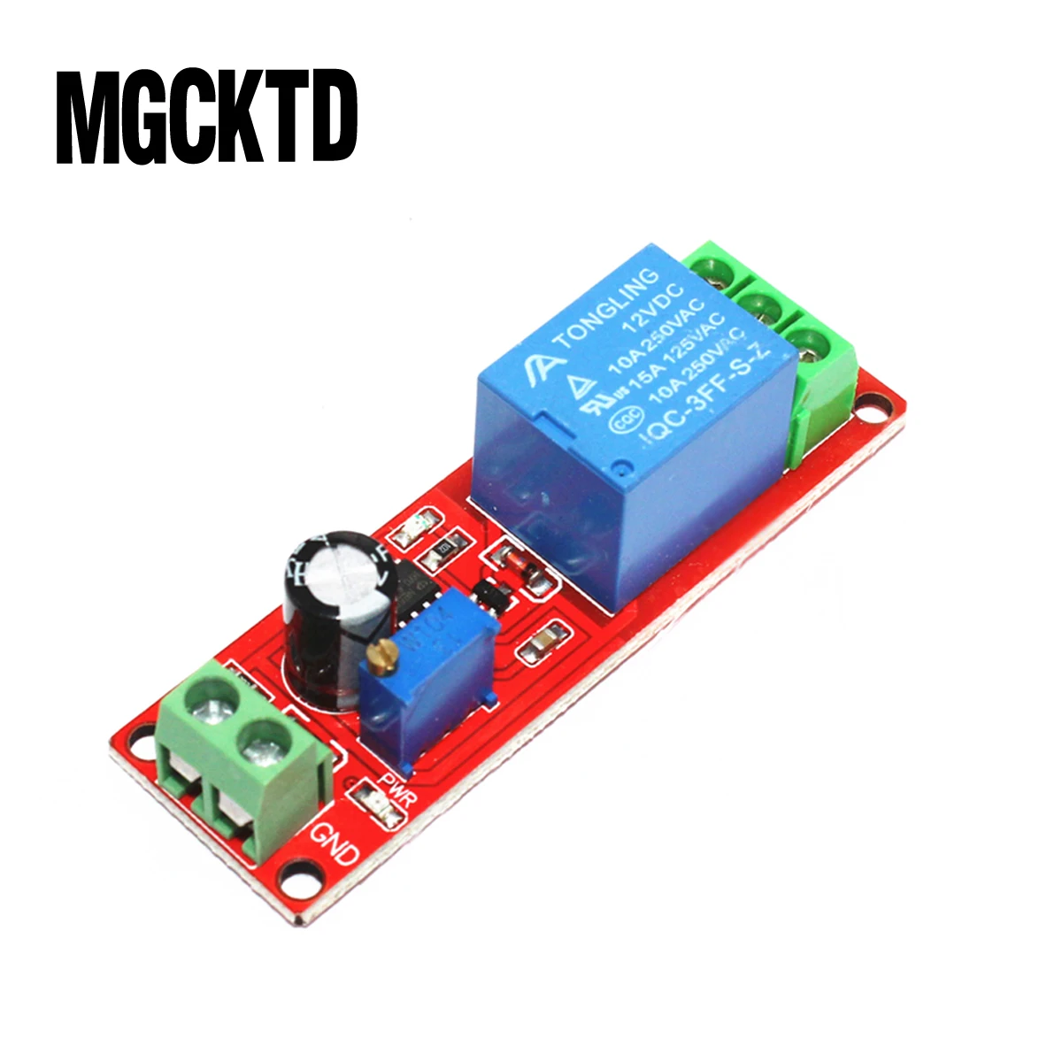 1-10pcs-12V-Delay-Timer-Monostable-Switch-Relay-Module-NE555-Car ...