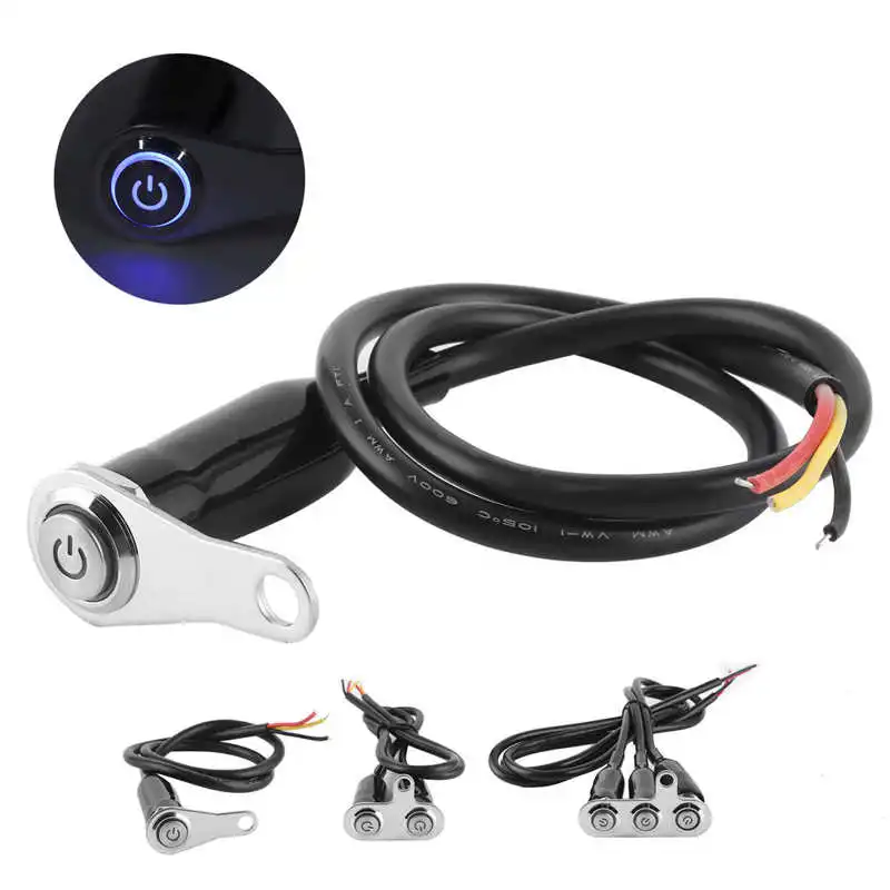 12V-Stainless-Steel-Motorcycle-Handlebar-Switch-LED-Modification ...