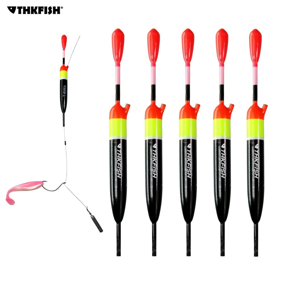 Thkfish Fishing Slip Float Bobber Saltwater Freshwater Balsa Wood Slip ...
