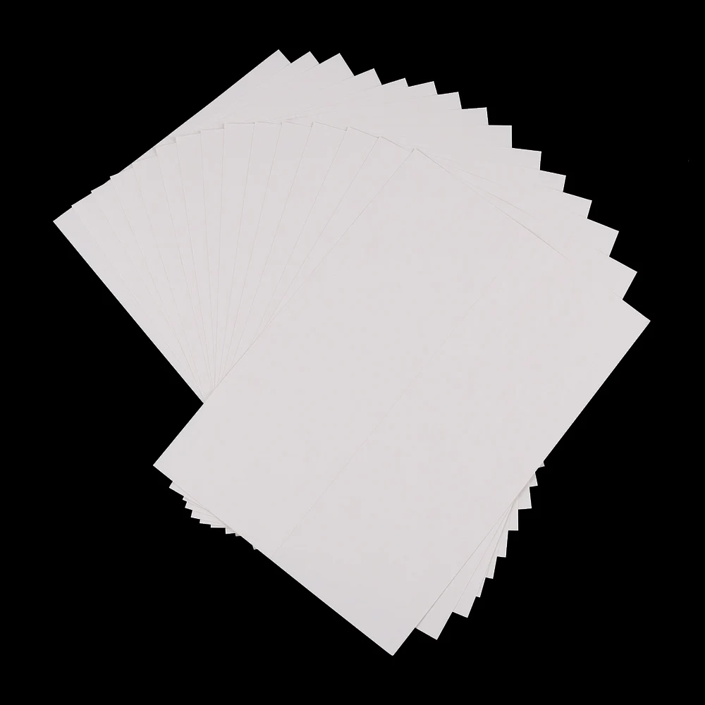 5 feuilles A4 auto-adhésif collant blanc autocollants multifonction ...