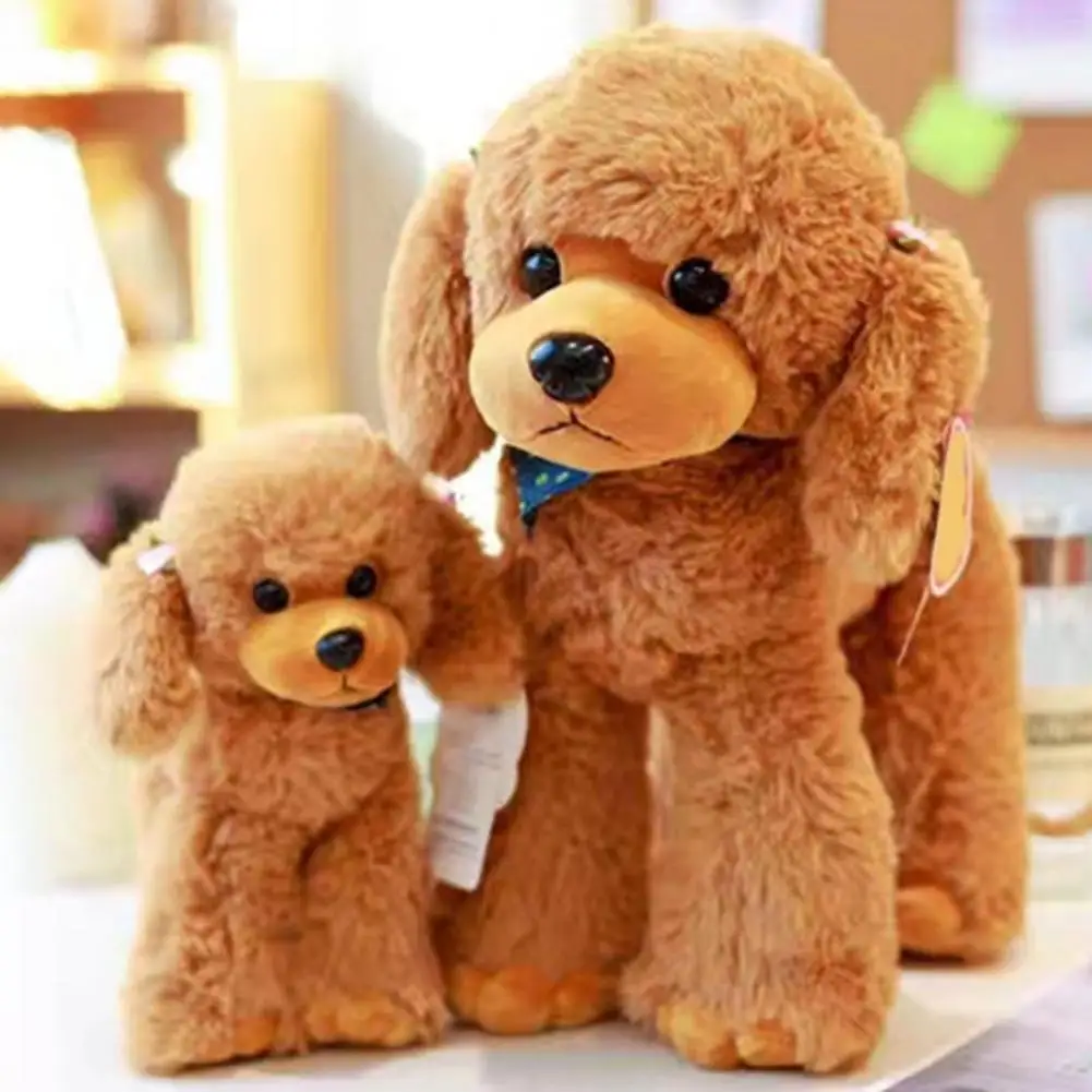 25/30cm Cute Poodle Teddy Dog Simulation Stuffed Animal Plush Toy Girls ...
