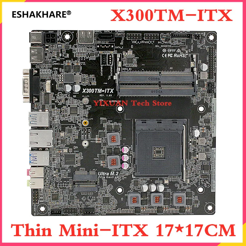 ASROCK/ASRock X300 X300TM ITX motherboard supports four generations of ...