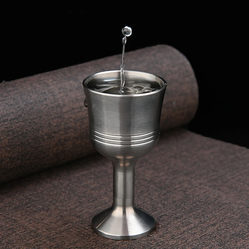 Light Weight Outdoor Cup Titanium Alloy Cup Tableware Hiking Travel ...