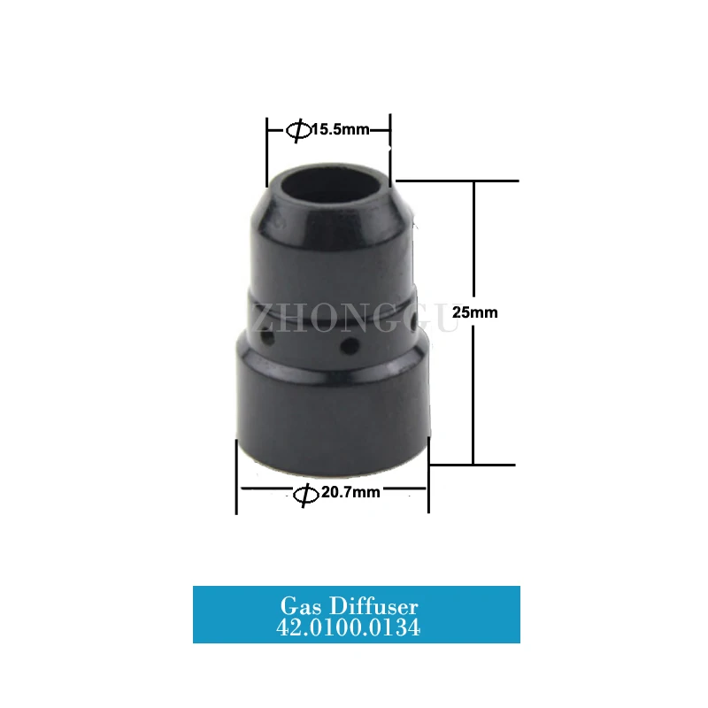 42-0100-0134-Gas-Diffuser-5-Pcs-Per-Lot-MIG-Welding-Torch-Bahan-Habis ...