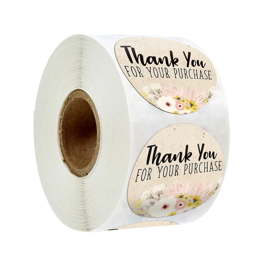 100 500pcs Thank You for Your Business Purchase Order Stickers Seal ...