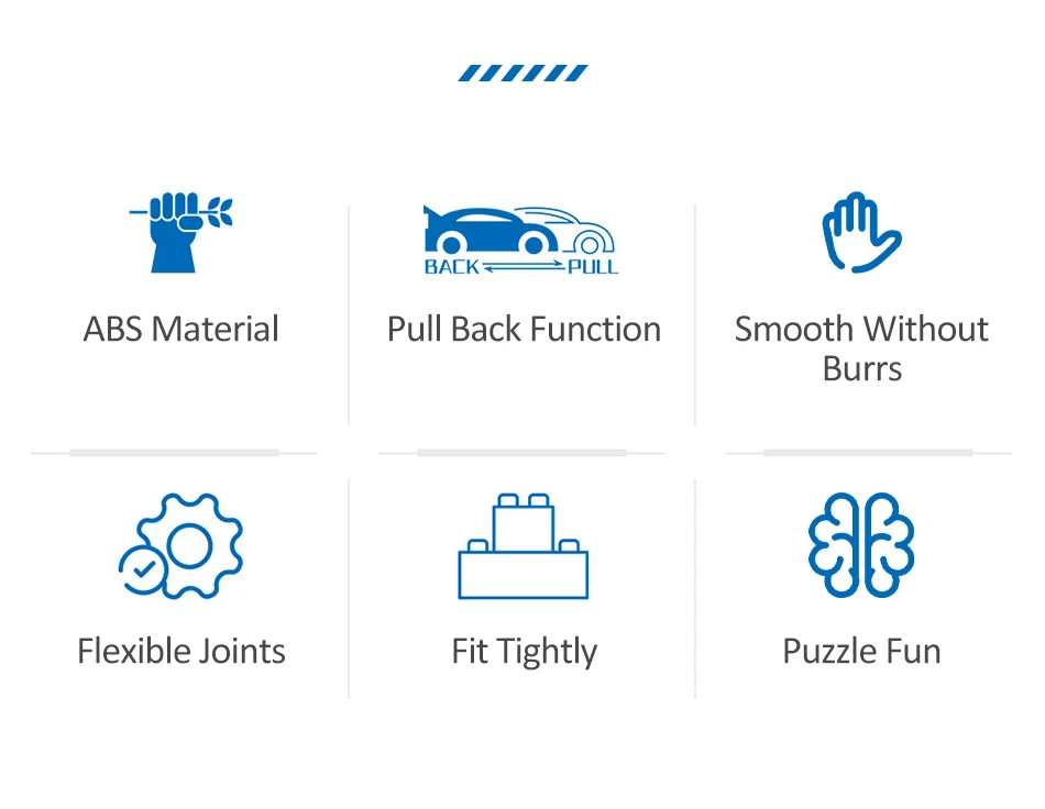 SEMBO Block Pull Back Classic Bus - Building Toys