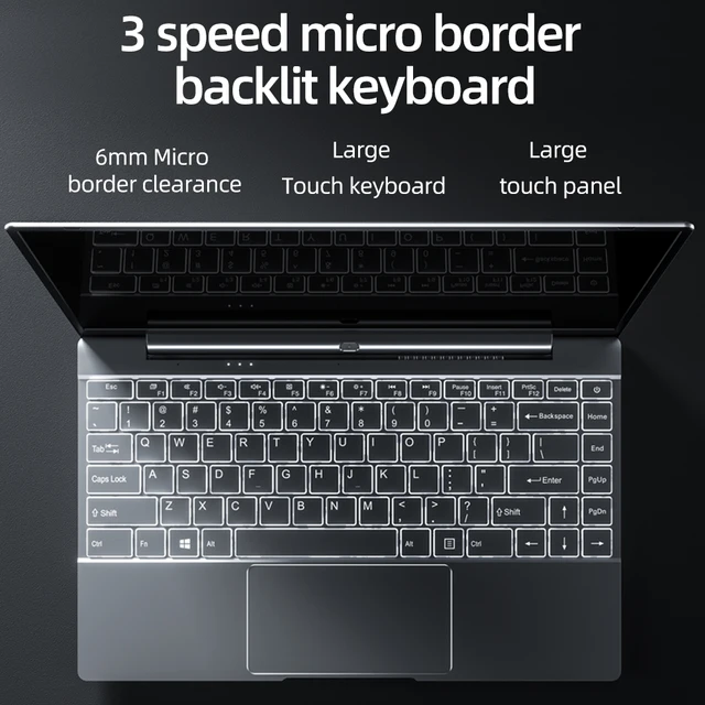 Dere V14S 14.1inch Laptop Intel Celeron N5095 DDR4 12GB RAM 512GB SSD ...