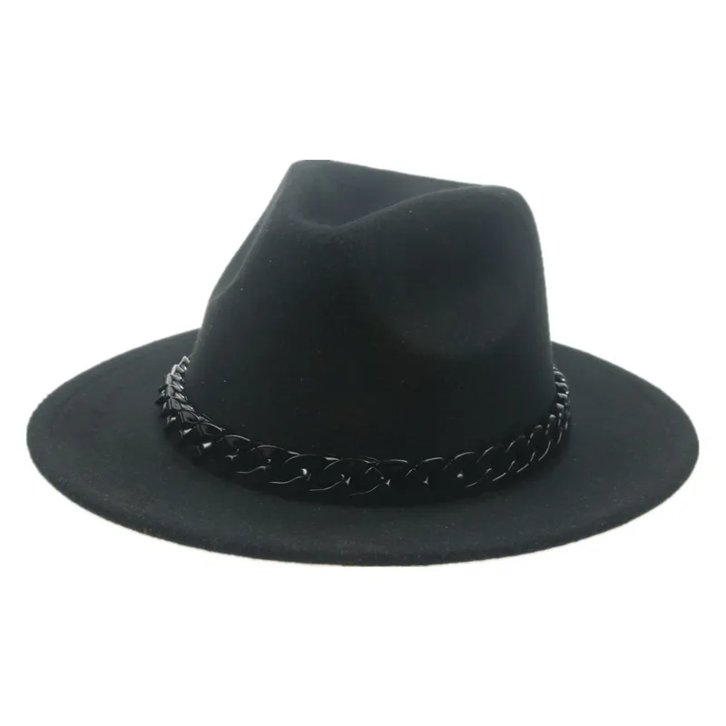 Fedoras sombrero de ala ancha para hombre y mujer, sombrero de fedora ...