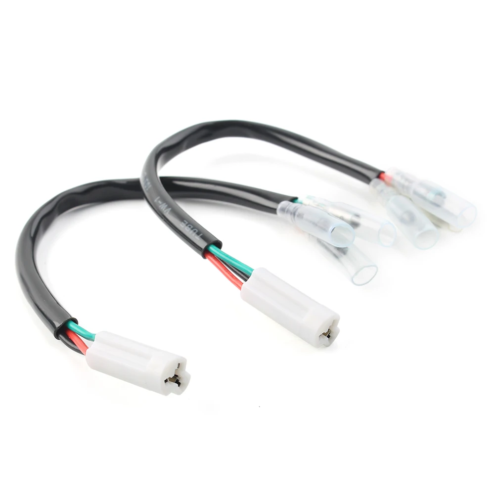 3-Wire-Motorcycle-Front-Turn-Signal-Splitter-Connector-Harness-Y ...