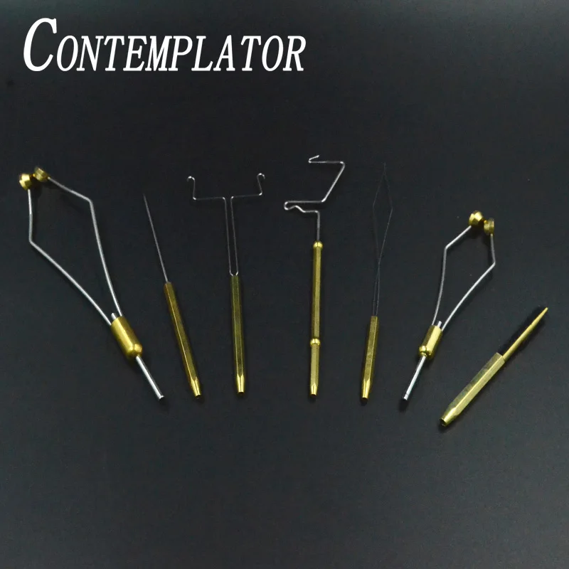 Essential 7pcs Quintessential Fly Tying Tool Combo Bodkin/Bobbin ...
