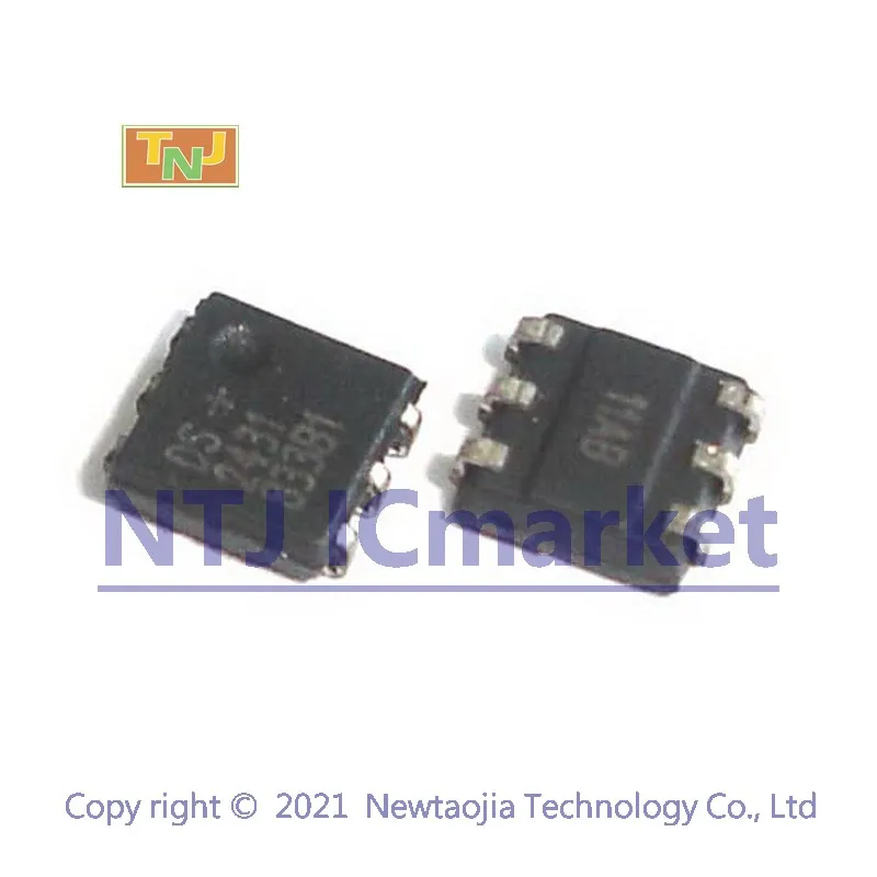 10 Pcs Ds2431p+ Tsoc-6 Ds+ 2431 Ds2431p+tr 1024-bit 1-wire Eeprom Ic ...