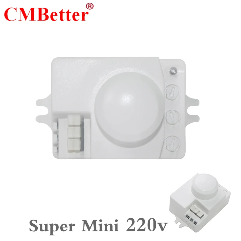 Newest 220/ac-240v/ac 360 Degree Mini Microwave Sensor Light Switch ...